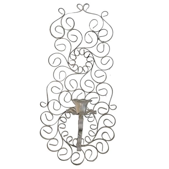 Vintage | Accents | Scrolled Metal Candle Sconce | Poshmark